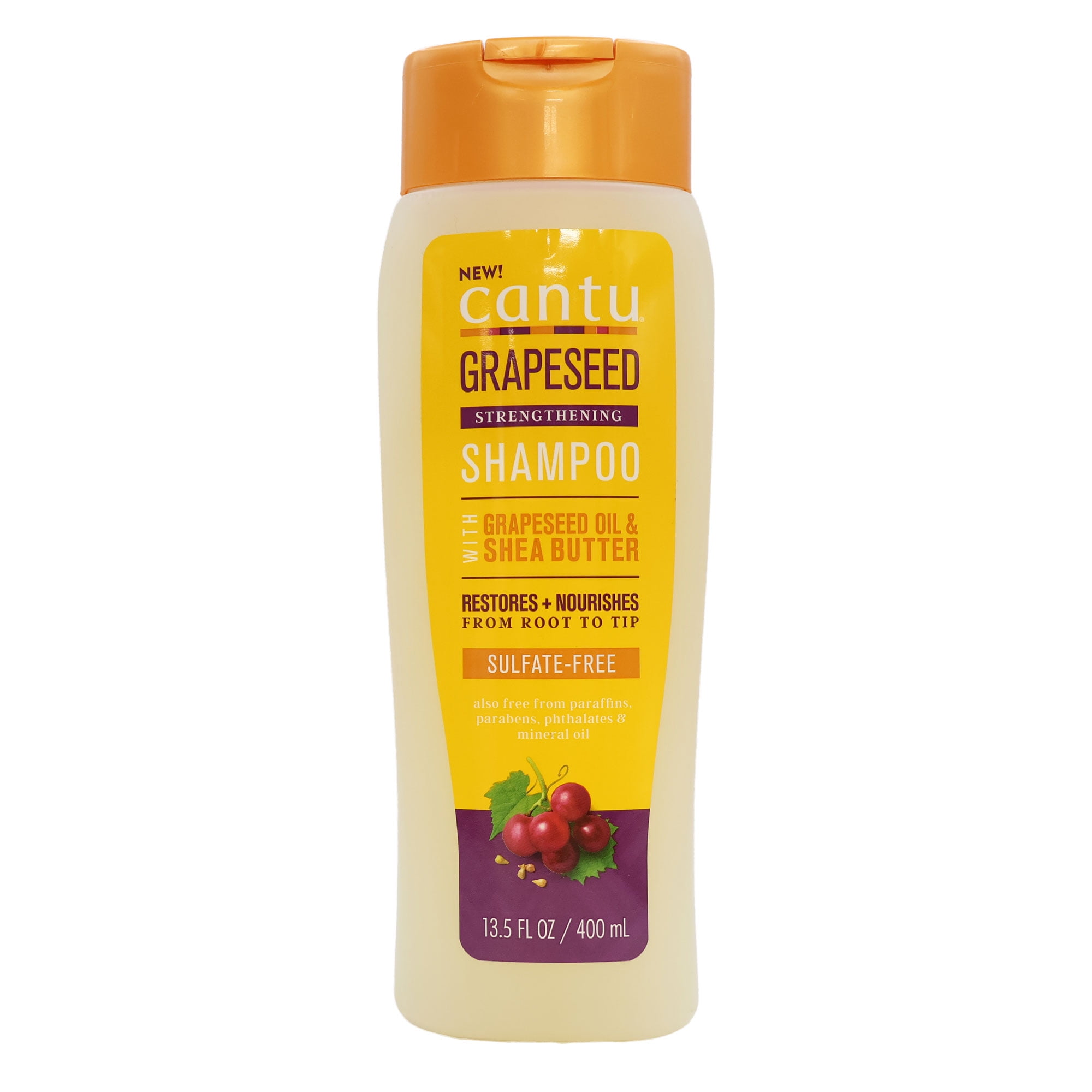 Cantu Grape Seed Shampoo 13.5 Oz., Pack of 2 - Walmart.com