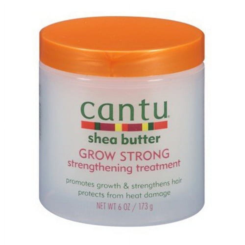 Cantu Grow Strong Strengthening Hair Treatment, Shea Butter, 6 oz, 3 ...