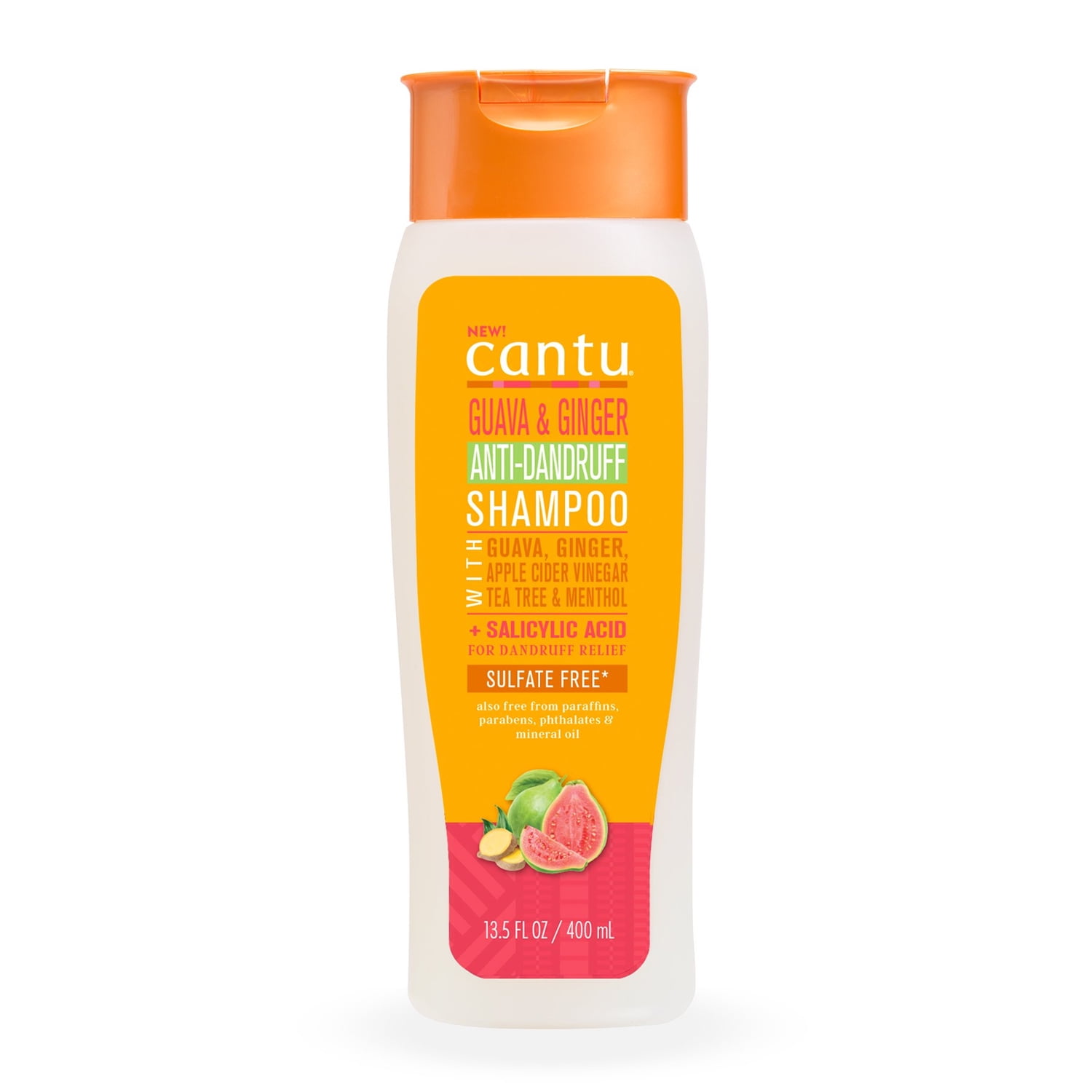 Cantu Guava, Ginger Anti-Dandruff & Growth Shampoo, Pack of 3 - Walmart.com