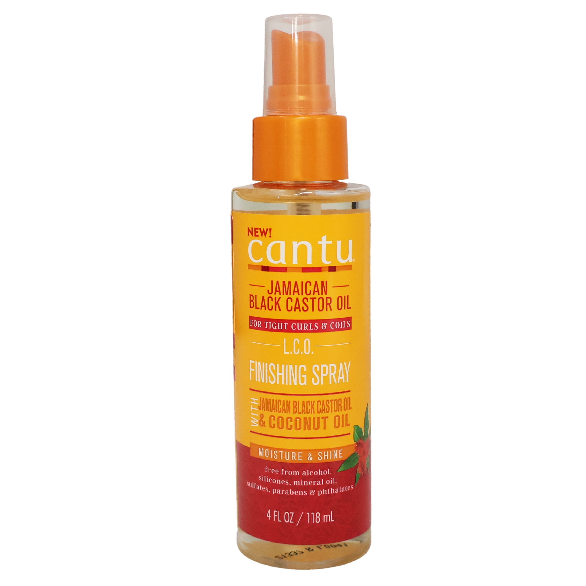 Cantu Jamaican Black Castor Oil Finishing Spray, 4 Oz, Moisture and ...