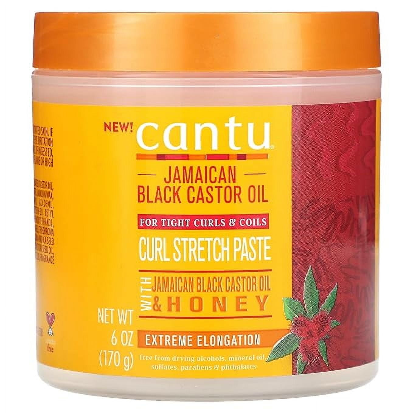 Cantu Jamaican Black Castrol Oil Curl Stretch Paste with Honey 6 oz ...