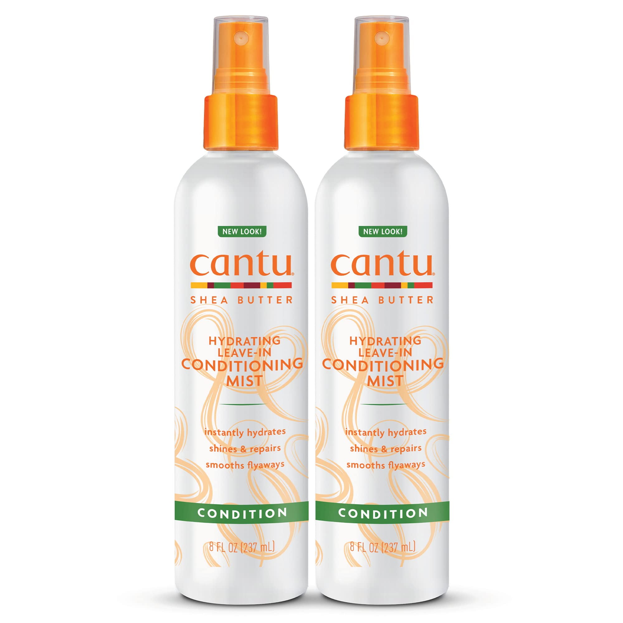 Cantu Leave-In Conditioning Mist with Pure Shea Butter, 8 fl oz (Pack ...