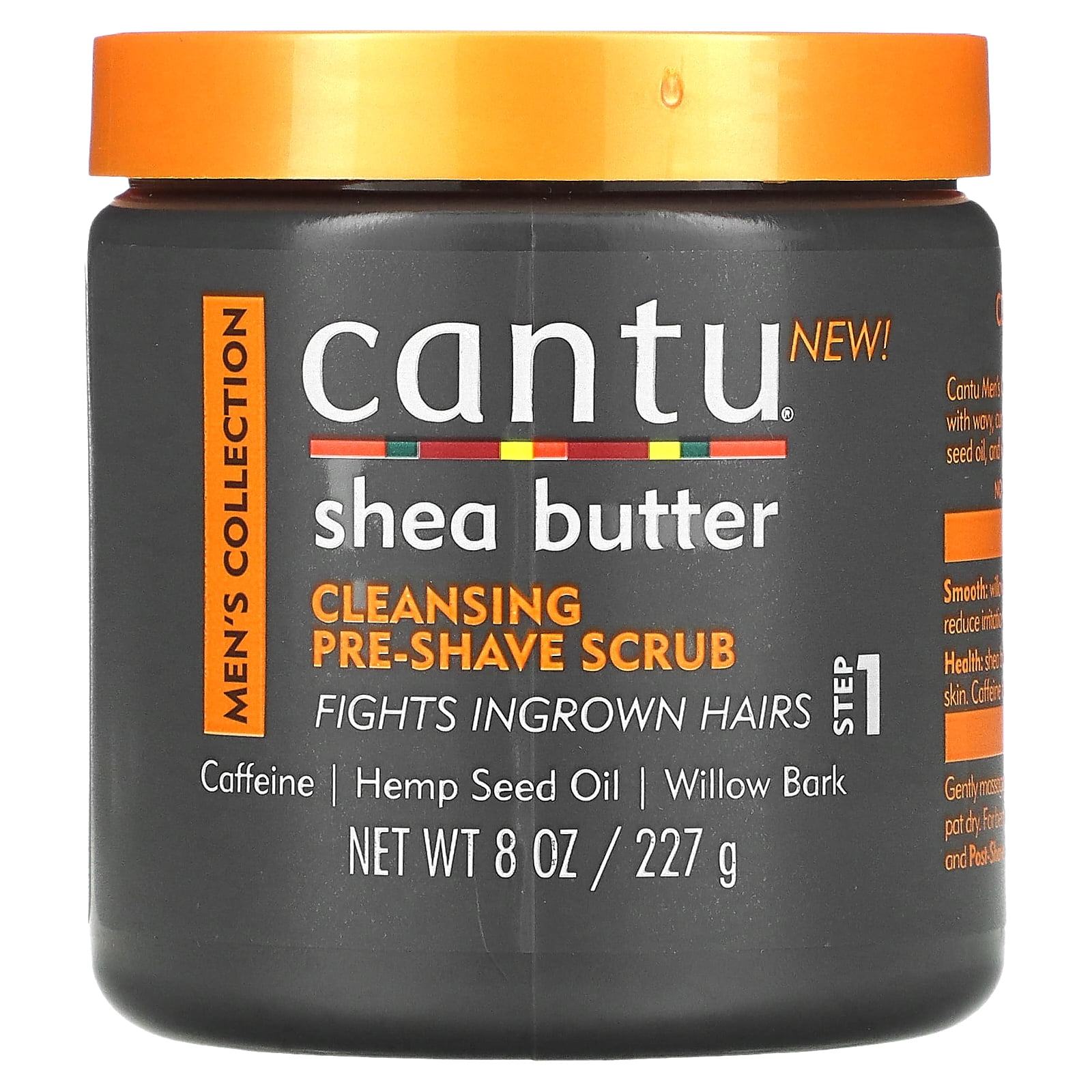 Cantu Men's Collection Cleansing Pre-Shave Scrub, 8 oz - Walmart.com