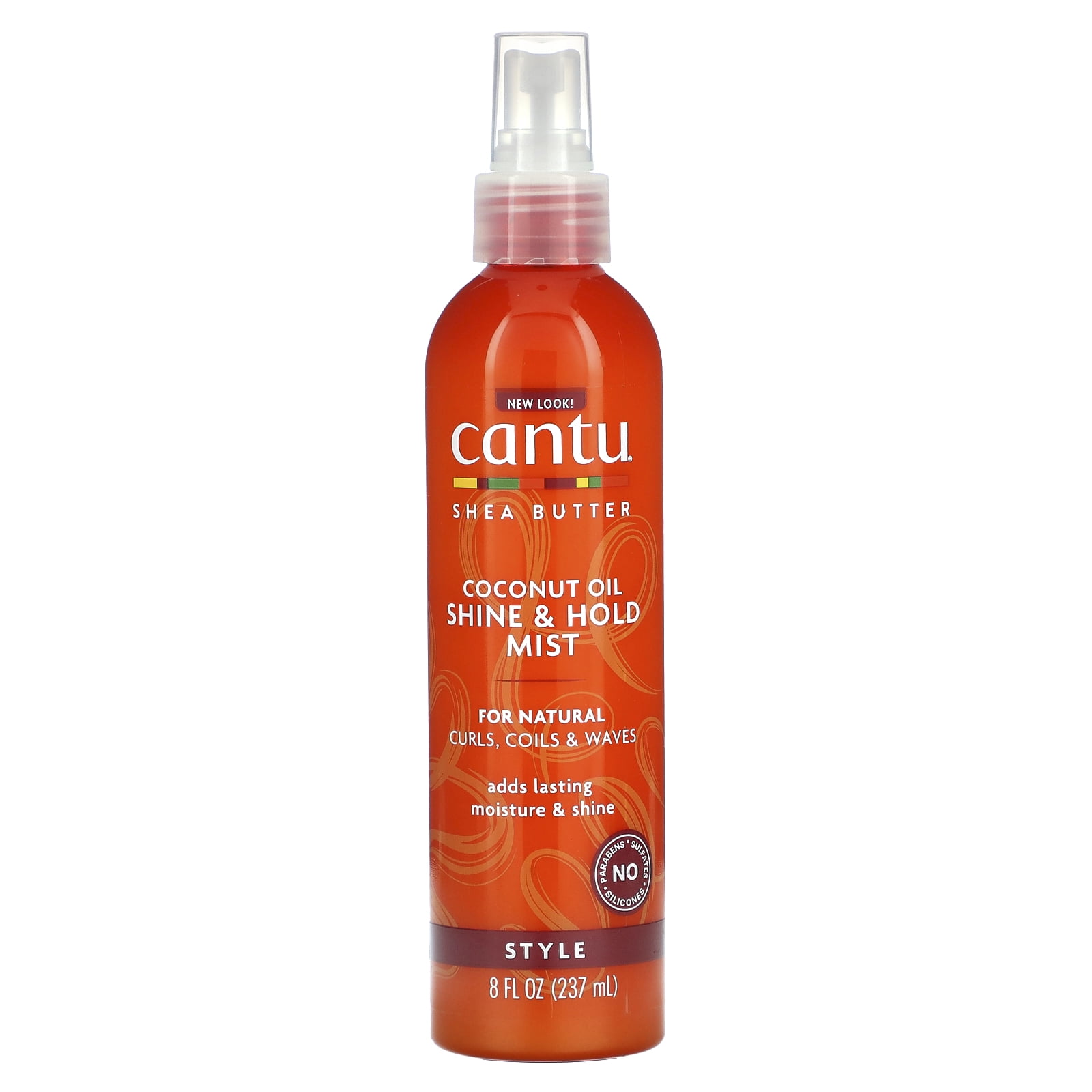 Cantu, Shea Butter, Coconut Oil Shine Hold Mist, 8 fl oz (237 ml ...