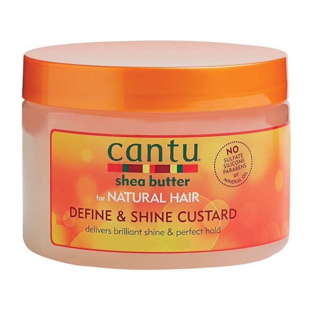 Cantu Shea Butter Define And Shine Custard For Natural Hair, 12 Oz, 3 ...