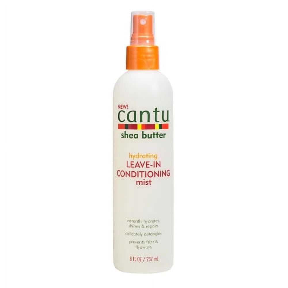 Cantu Shea Butter Hydrating Leave-In Conditioning Mist, Moisture Spray for Shine, 8 Oz - Walmart.com