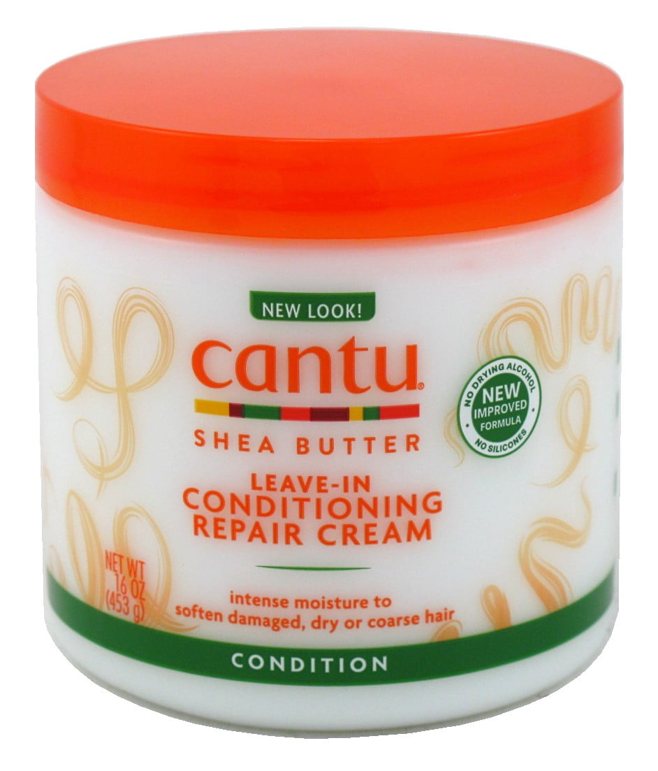 Cantu Shea Butter Leave-In Conditioner Repair Cream 16oz (Pack of 2 ...