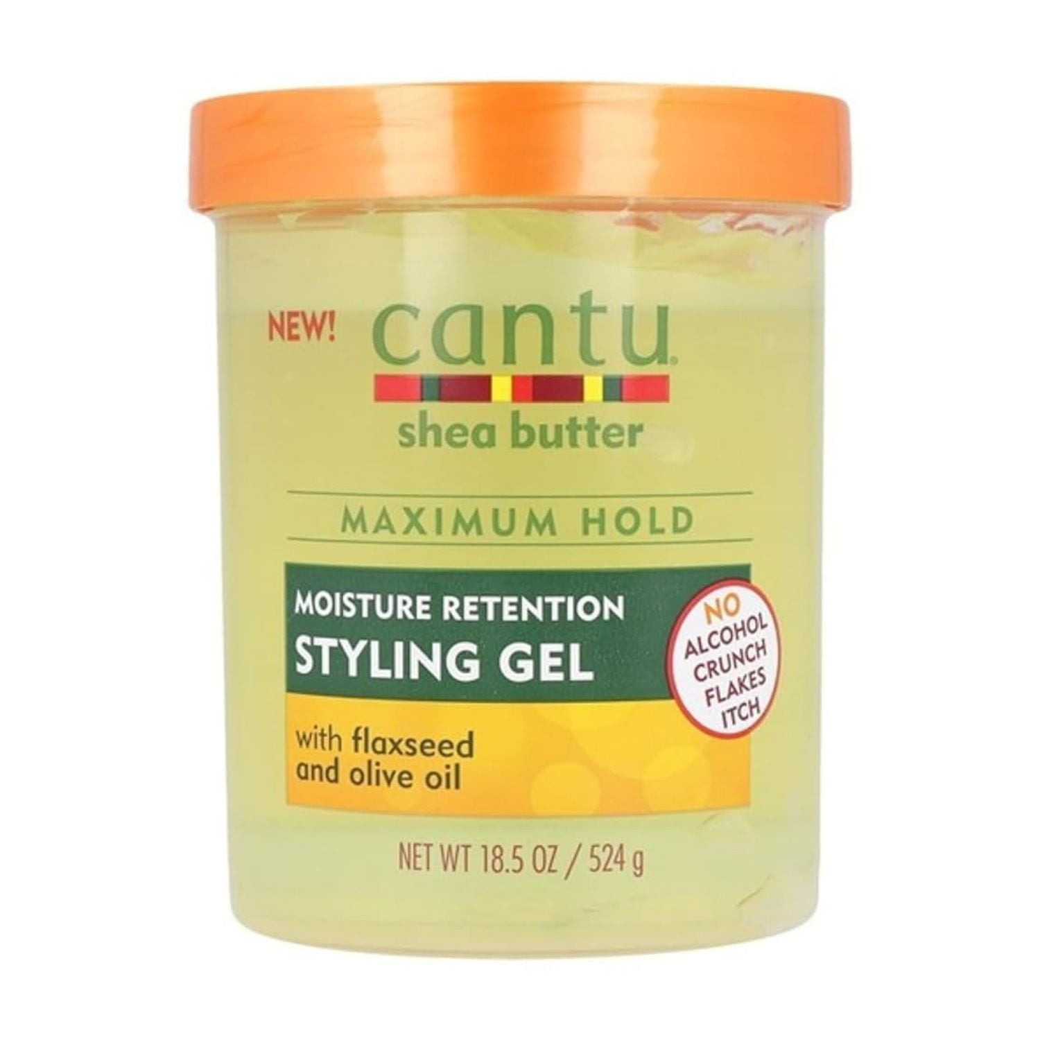 Cantu Shea Butter Maximum Hold Moisture Retention Styling Gel, 18.5 oz ...