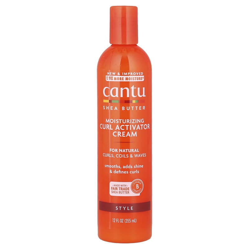 Cantu, Shea Butter, Moisturizing Curl Activator Cream, 12 fl oz (355 ml ...