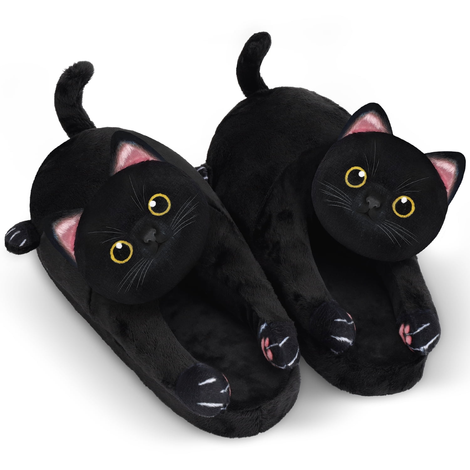 Cantustime Cute Cat Slippers for Women Indoor and Outdoor, Funny Animal ...