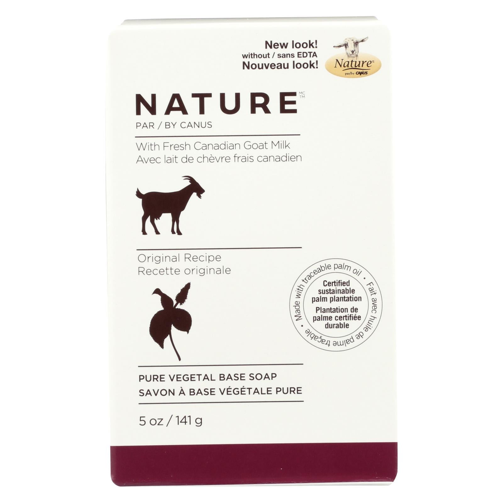 Canus Nature Vegetable-Based Soap Original Formula 5 oz Pack of 4 ...