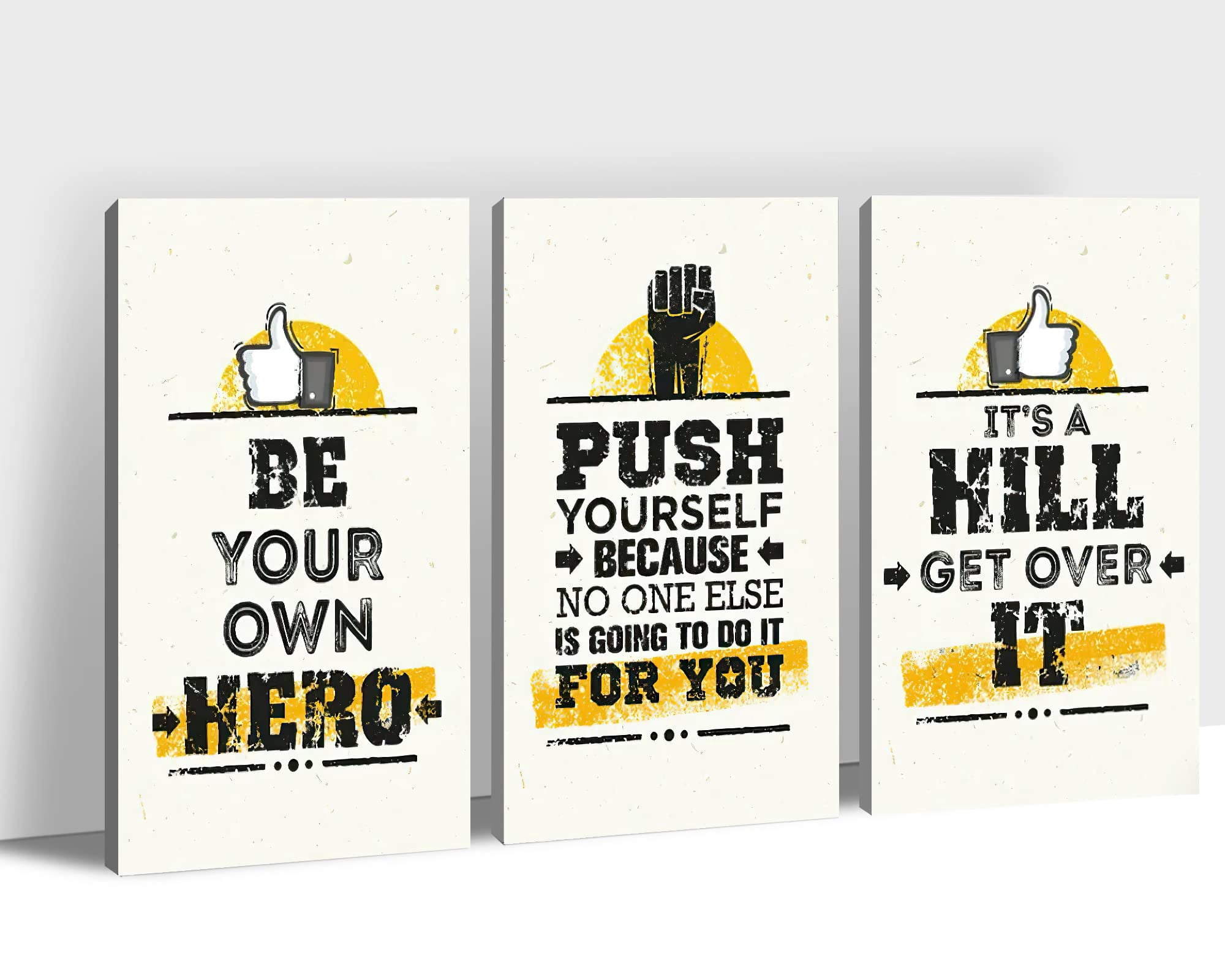 Canvas Art Prints Inspiration Artwork-30 36"Wx24"H Motivational Office ...