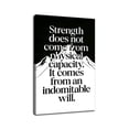 Canvas Art Prints Strength 12"L x 18"W Motivational Wall Decor ...