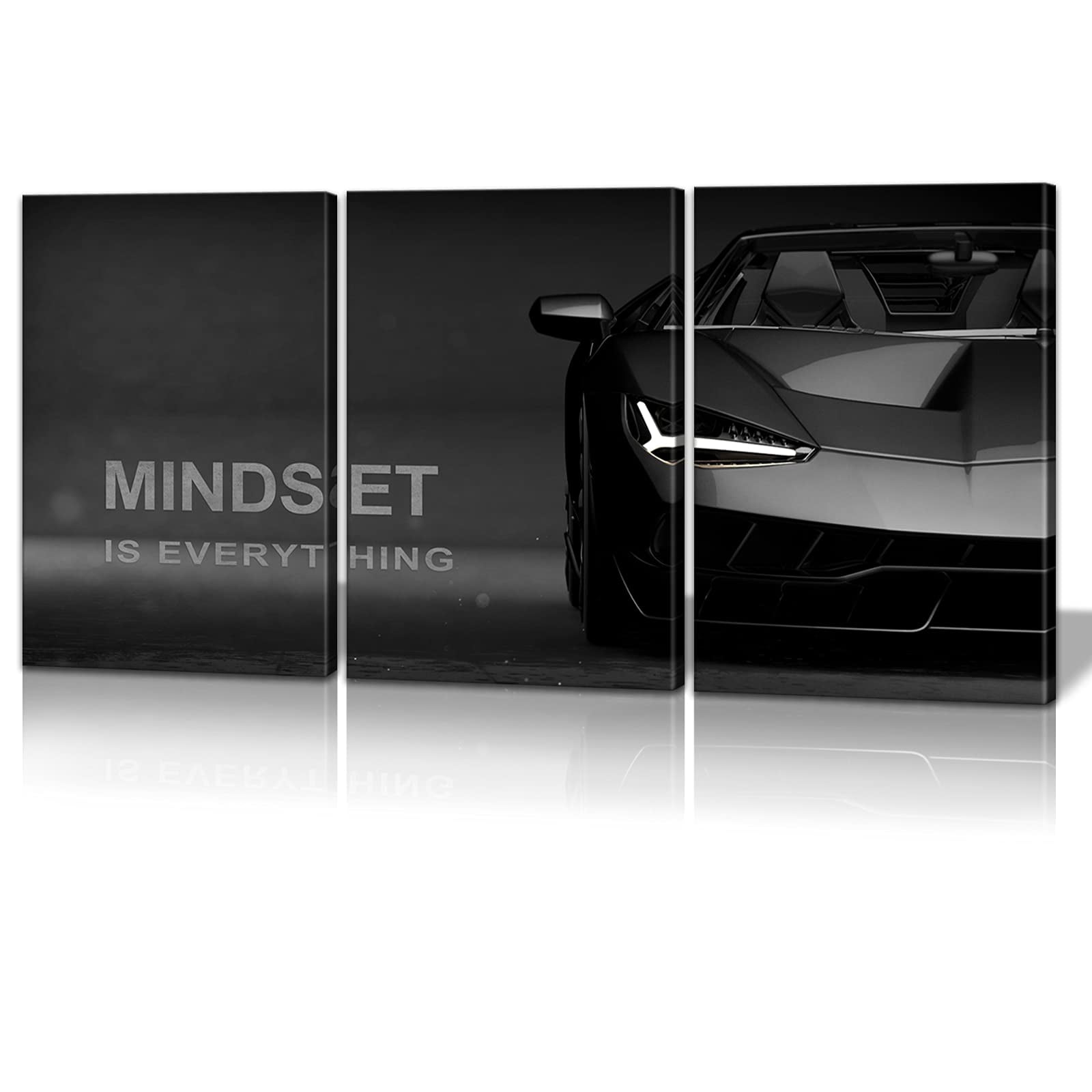 Canvas Art Prints young-mindset 36"w X 16"h Motivational Wall Decor ...