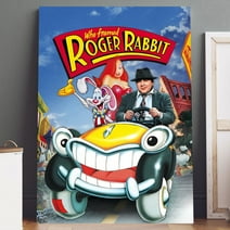 Who Framed Roger Rabbit Movie Poster Metal Sign 8Inx 12In Metal Print ...