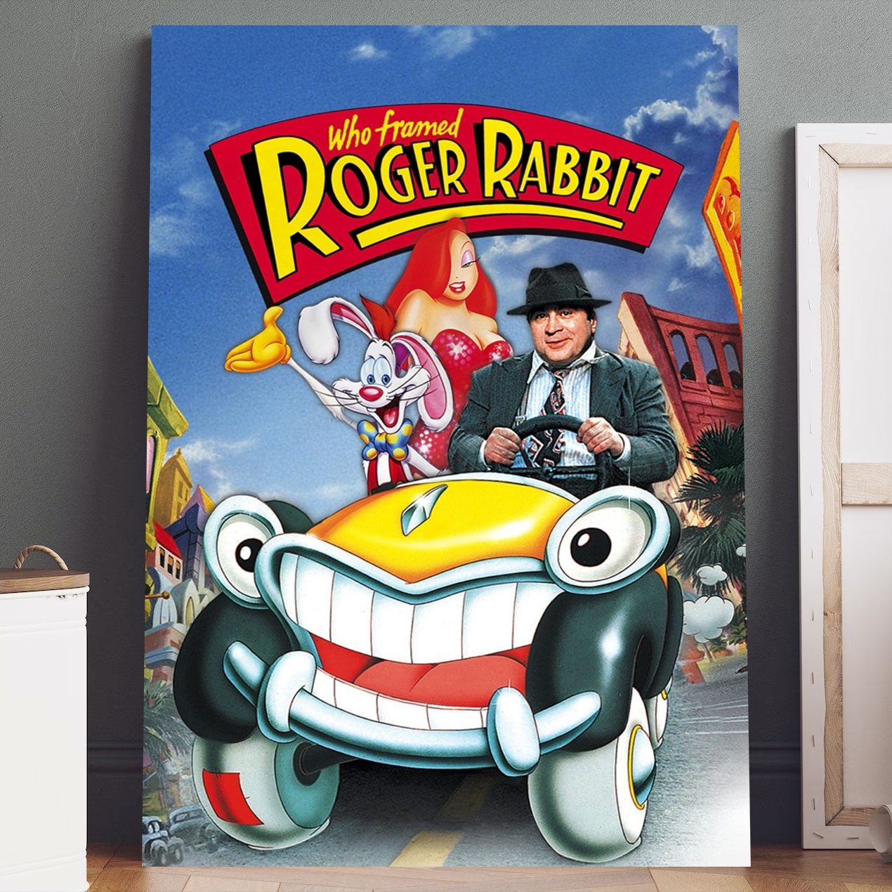 Who Framed Roger Rabbit Movie Poster Metal Sign 8Inx 12In Metal Print ...
