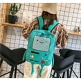Canvas Backpack Anime Adventure Time Beemo BMO Kawaii Book Bag Backpack ...