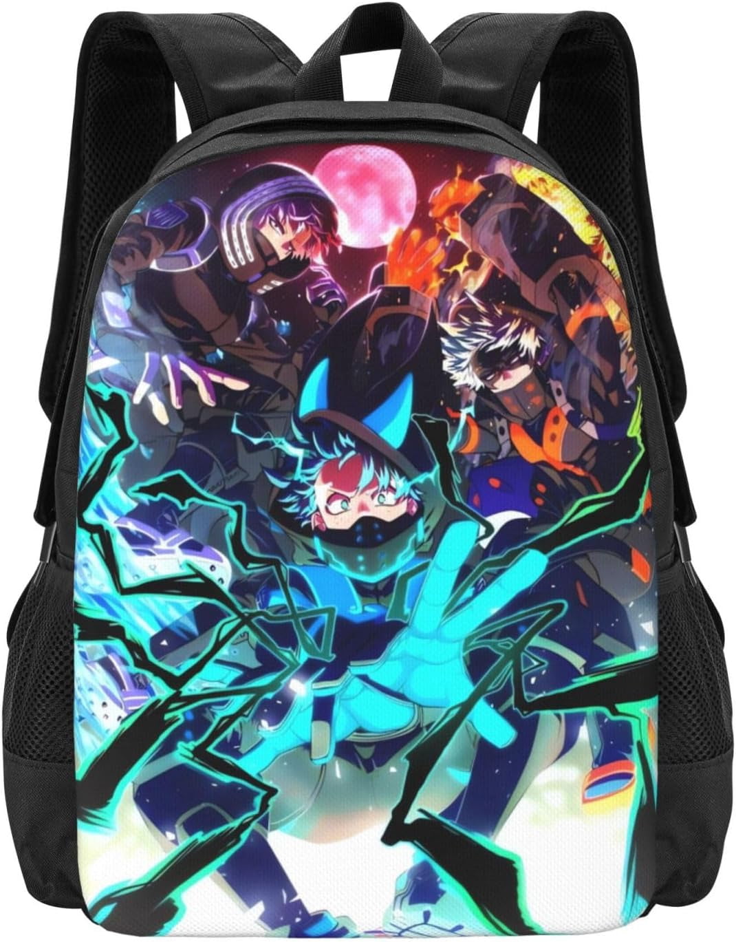 Canvas Backpack My Hero Anime Acade-mia Couple Backpacks Cartoon Bags ...