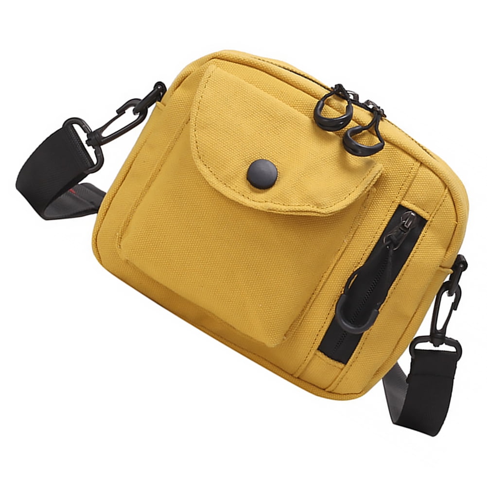 Canvas Bag Practical for Students Black Bags Cross Body Kid Wallet ...