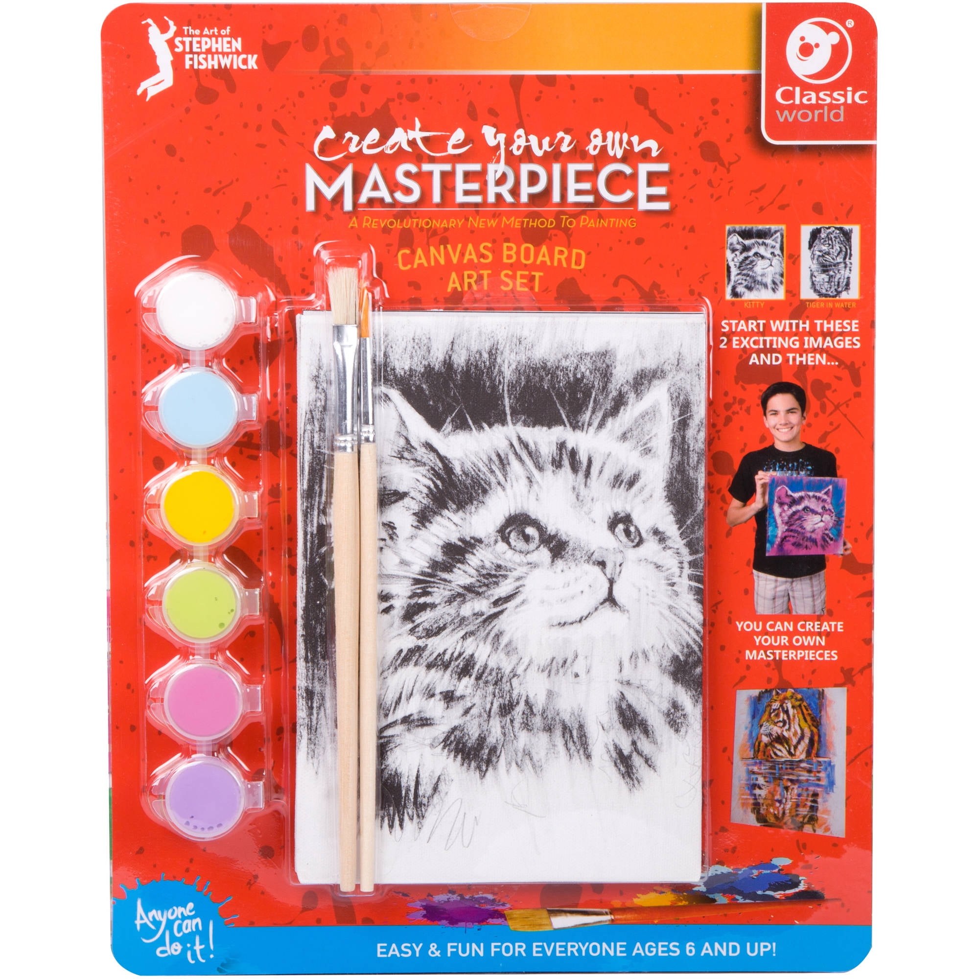 Canvas Board Mini Art Set #4 - Walmart.com