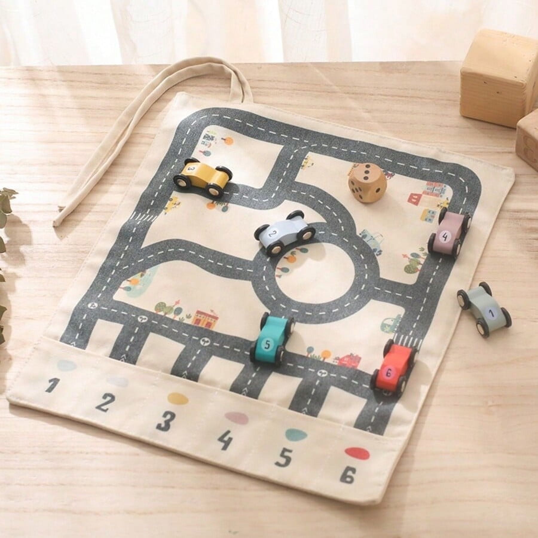 Canvas Car Toy Set, 2025 New Traffic Playset Canvas Slot Car Race Track ...