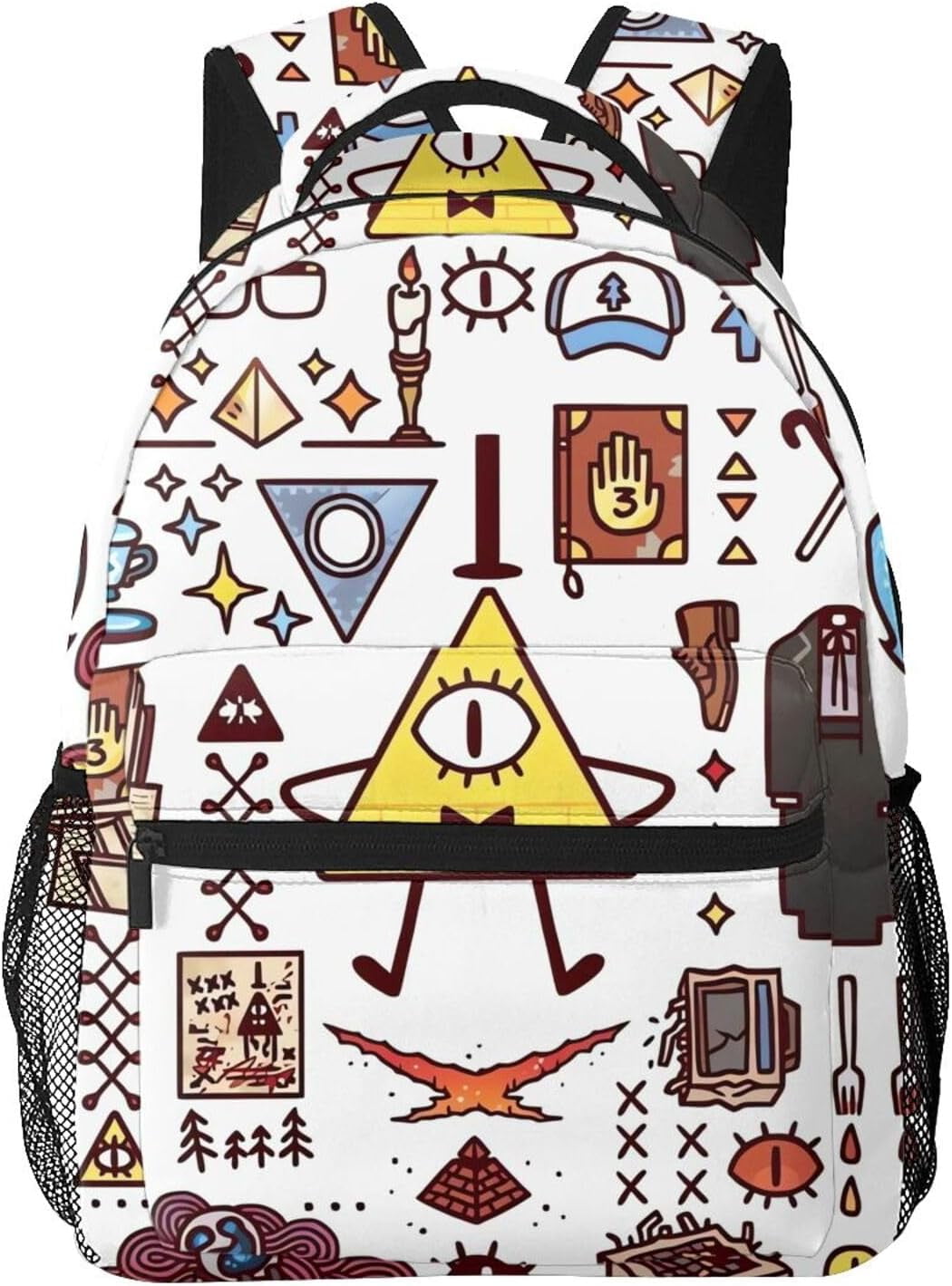 Canvas Casual Backpacks Anime Gravity Falls Backpack Lightweight Funny ...