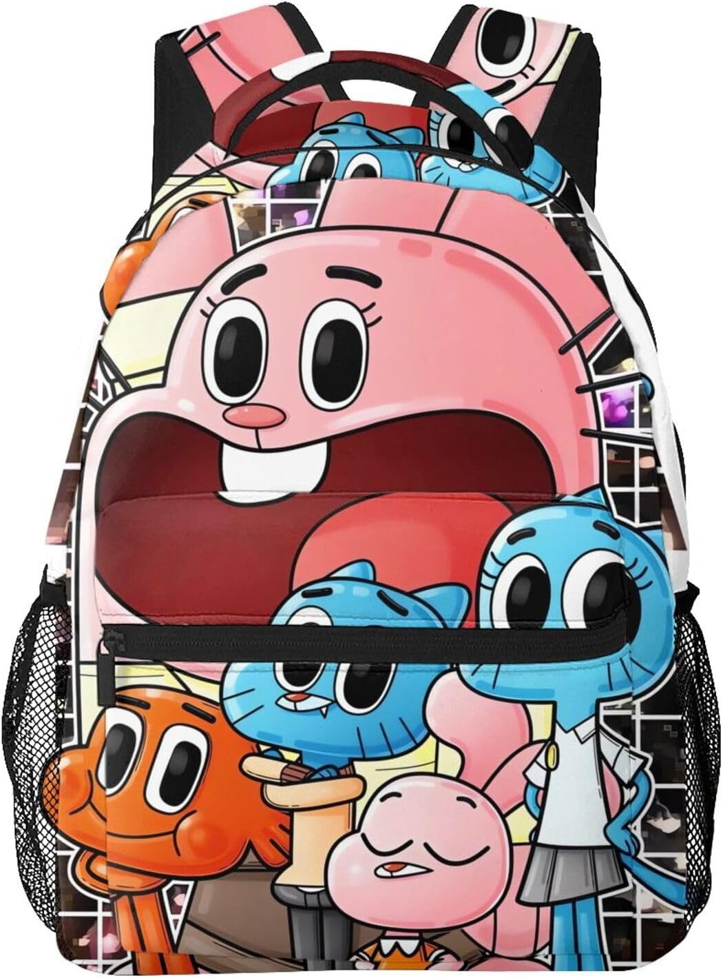 Canvas Casual Backpacks Anime The Amazing World of Gumball Backpack ...