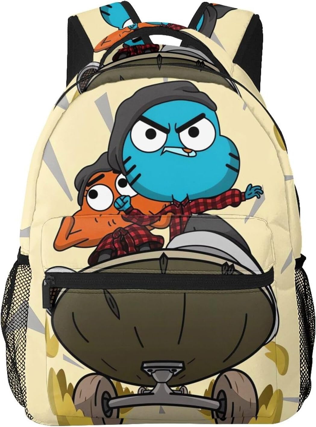 Canvas Casual Backpacks Anime The Amazing World of Gumball Backpack ...
