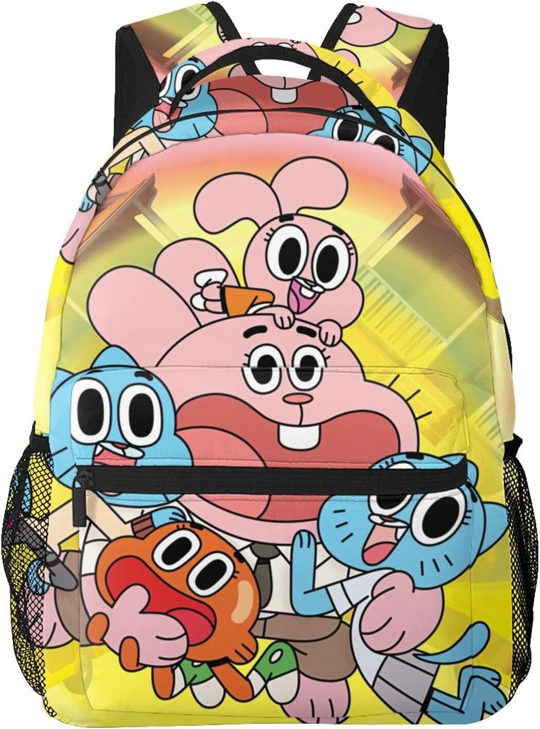 Canvas Casual Backpacks Anime The Amazing World of Gumball Backpack ...
