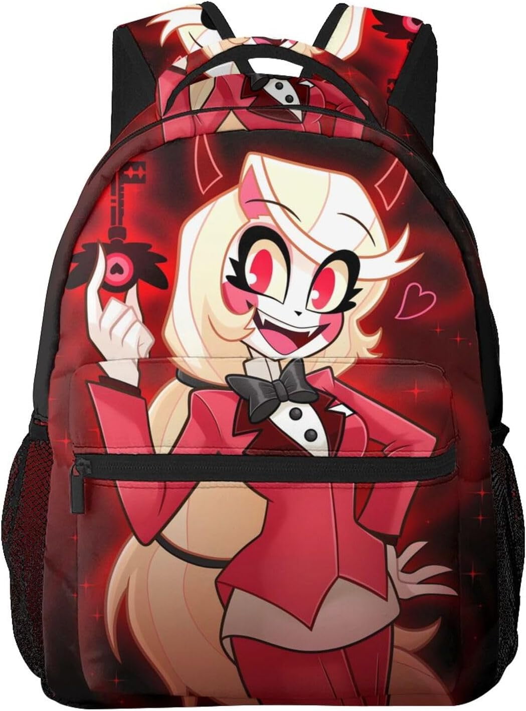 Canvas Casual Backpacks Hazbin Anime Hotel Backpack Lightweight Funny ...