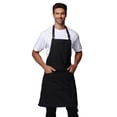Canvas Cooking Apron Black 1 Pack Professional Unisex Use - Walmart.com