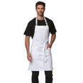 Canvas Cooking Apron White 1 Pack Professional Unisex Use - Walmart.com