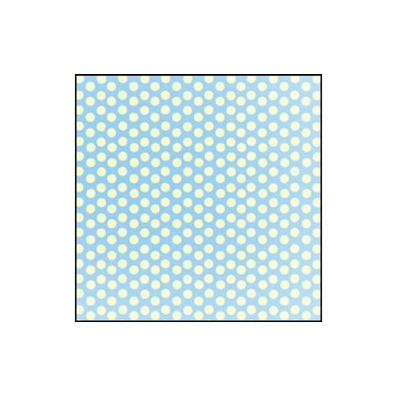 Canvas Corp Paper 12x12 Blue & Ivory Dot Reverse (15 sheets) - Walmart.com