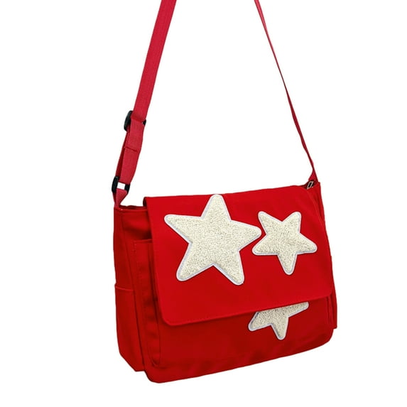 Canvas Crossbody Bag for Teen Student Versatile Shoulder Bag Large ...