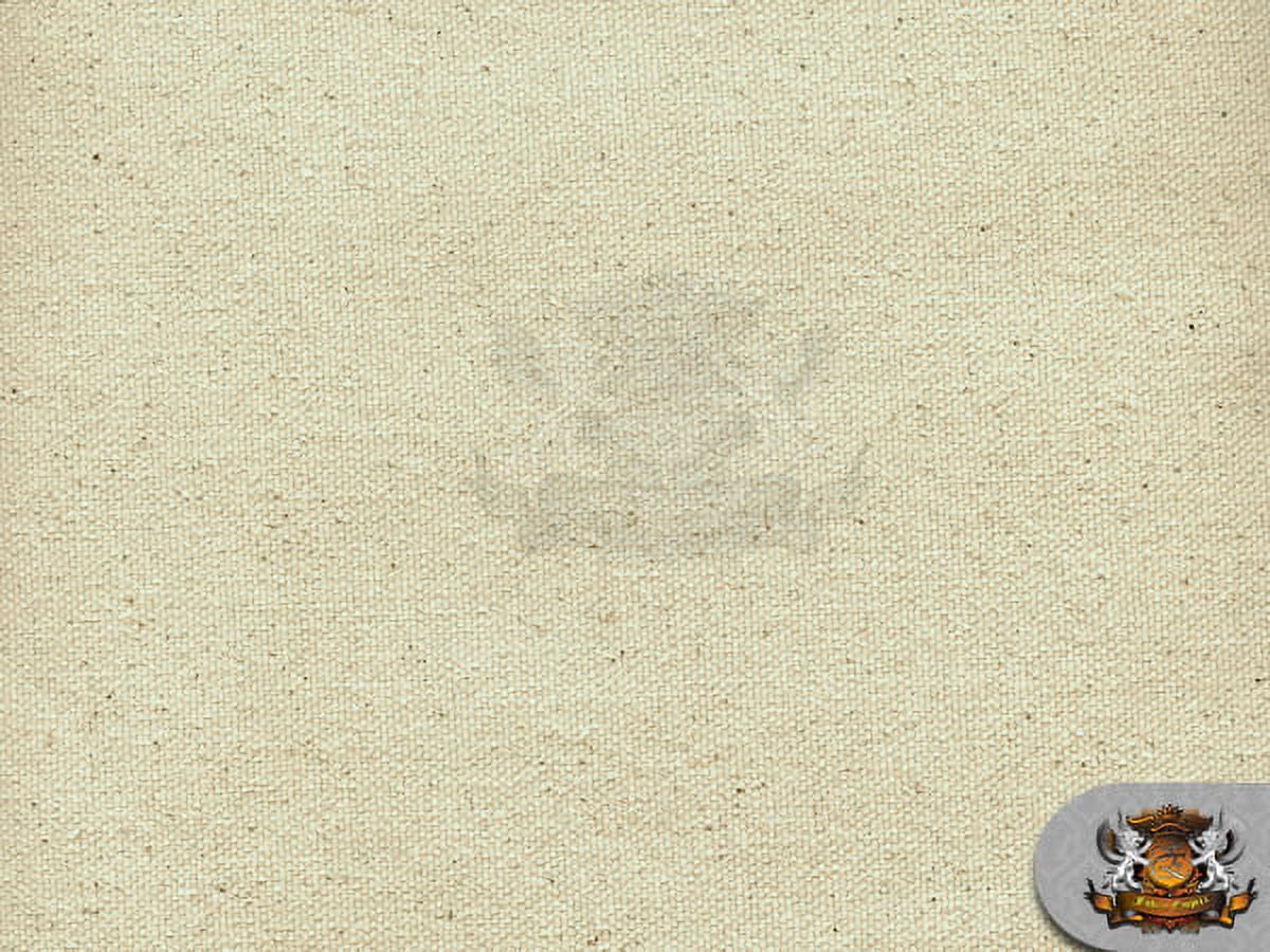 Canvas Duck 10 oz Dyed Solid Fabric PURE CREAM / 60" W / Sold by the ...
