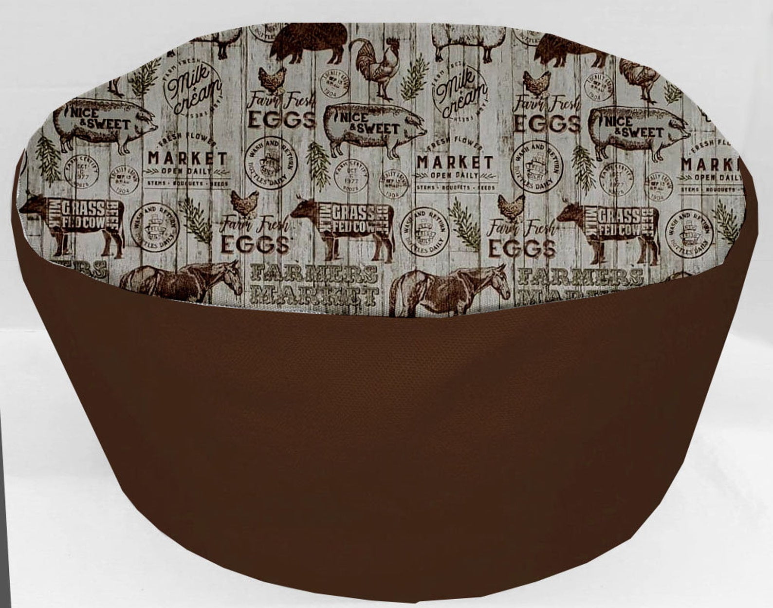 Canvas Farmers Market Slow Cooker Cover by Penny's Needful Things ...