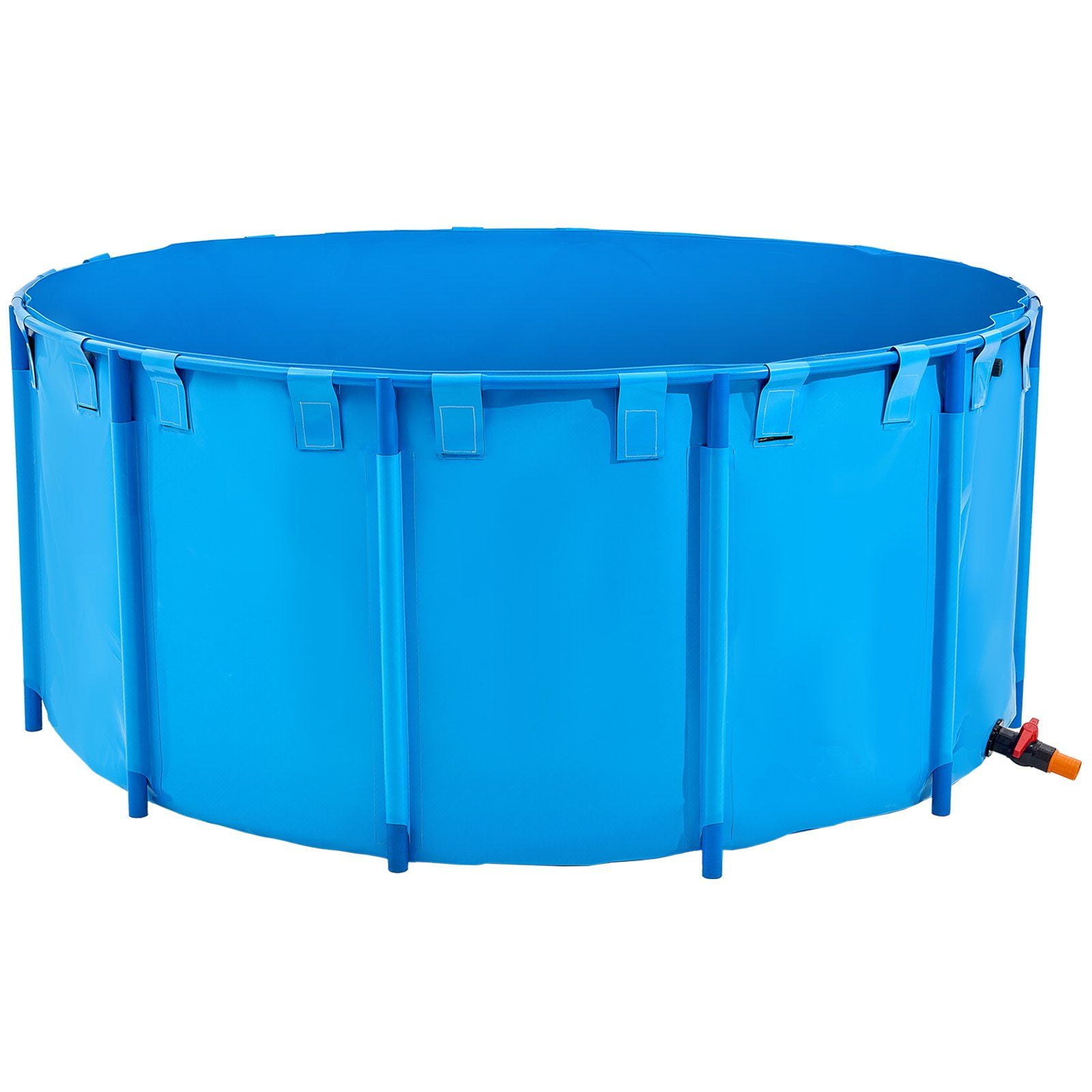 Canvas Fish Pond, 1320 Gallon Large Capacity Above Ground Foldable Koi ...