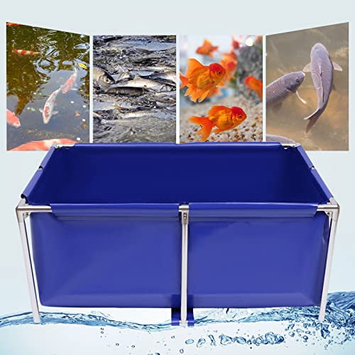 Canvas Fish Pond, Stainless Steel Show Water Tank Portable Water ...