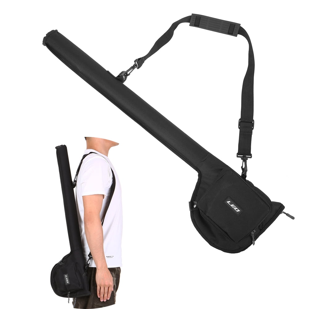 Canvas Fishing Rod Bag Portable Fishing Rod Reel Storage Tubes Cases ...