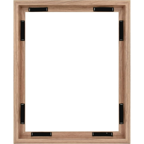 Canvas Float Frames 16x20 Frame, Walnut Woodgrain for Finished Canvases ...