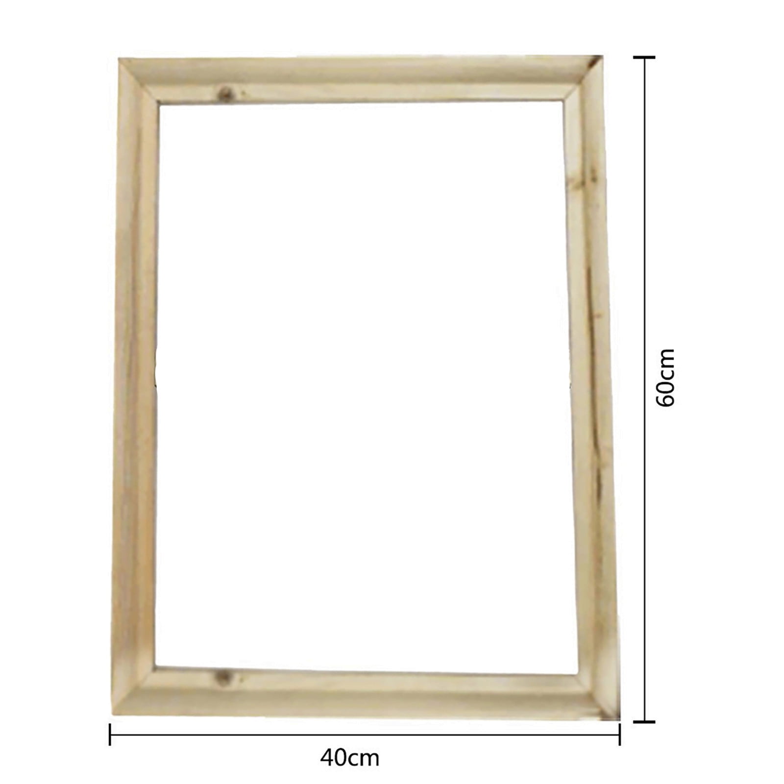 Canvas Float Frames, Natural Woodgrain Square Frame for Finished ...