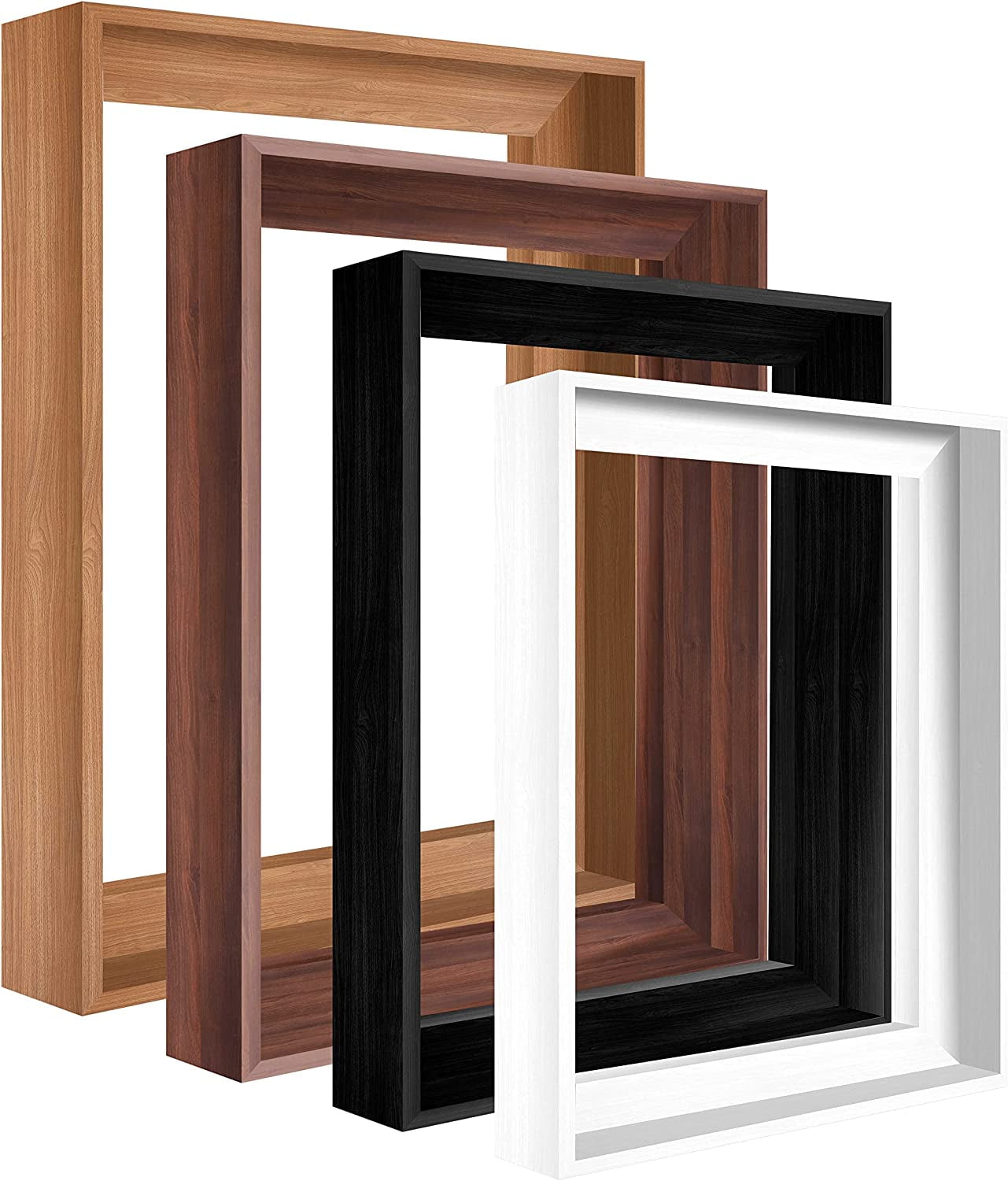 Canvas Floater Frame, 1.25" Deep Picture Frame for Canvas Paintings and ...