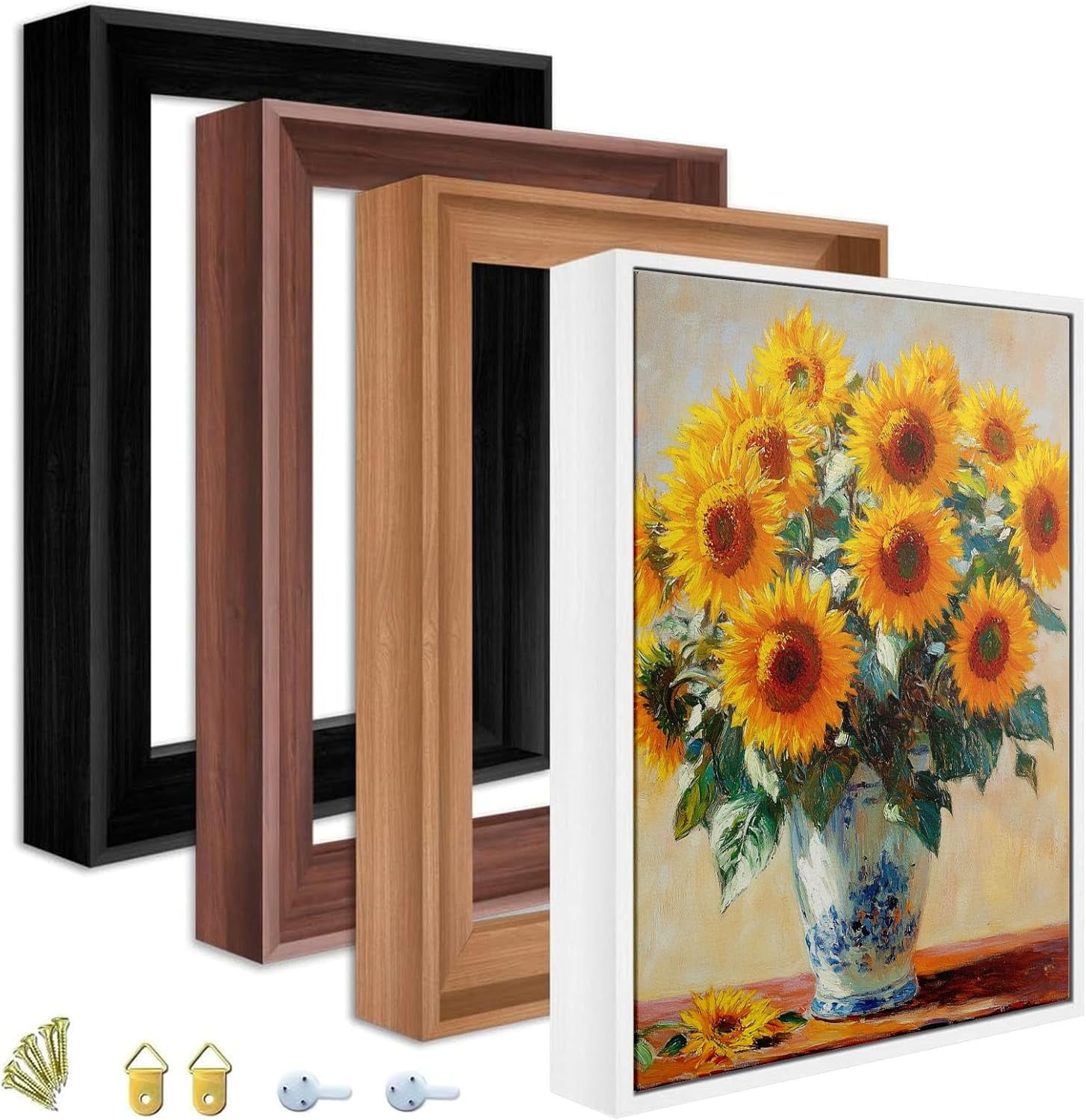 Canvas Floater Frames Kit 1.25" Deep Floating Frame Wall Art Decor ...