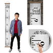 Morxy Kids Canvas Growth Chart - Classroom Decor, Child Ruler, Unisex ...