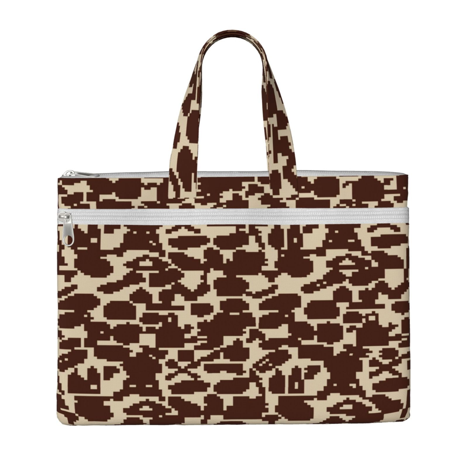 Canvas Handbags Casual Multi Pocket Tote Large Capacity Shopping ...