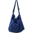 Canvas Hobo Crossbody Shoulder Tote Bag for Women and Men W/Multi ...