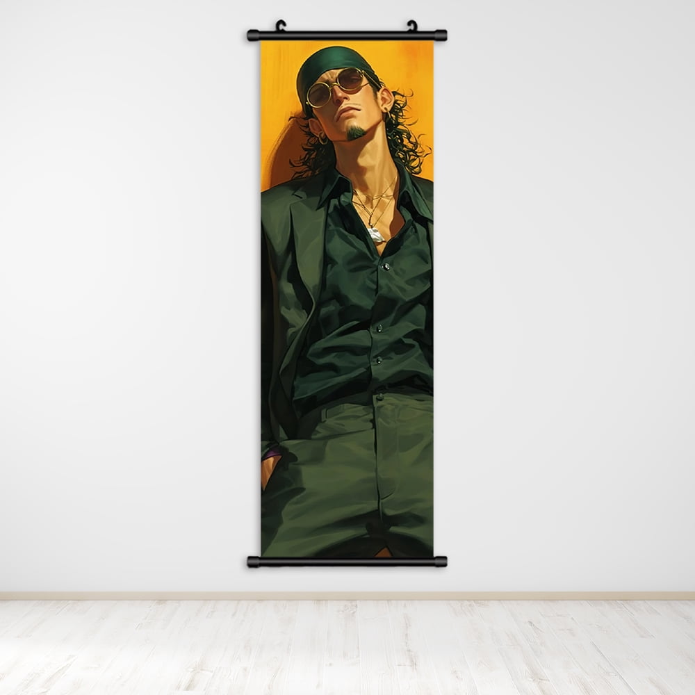 Canvas Luffy Poster One Piece Wall Art Chopper Sanji Hanging Scrolls ...