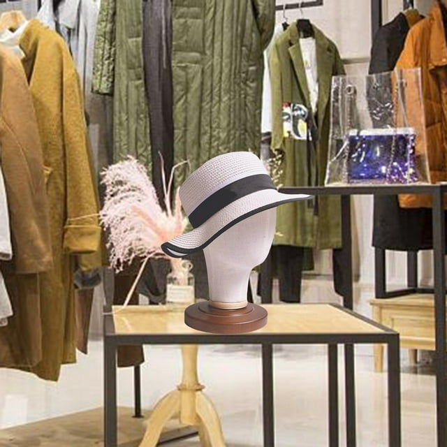Canvas Mannequin Head Hat Display, Head Display Hair Hats and ...