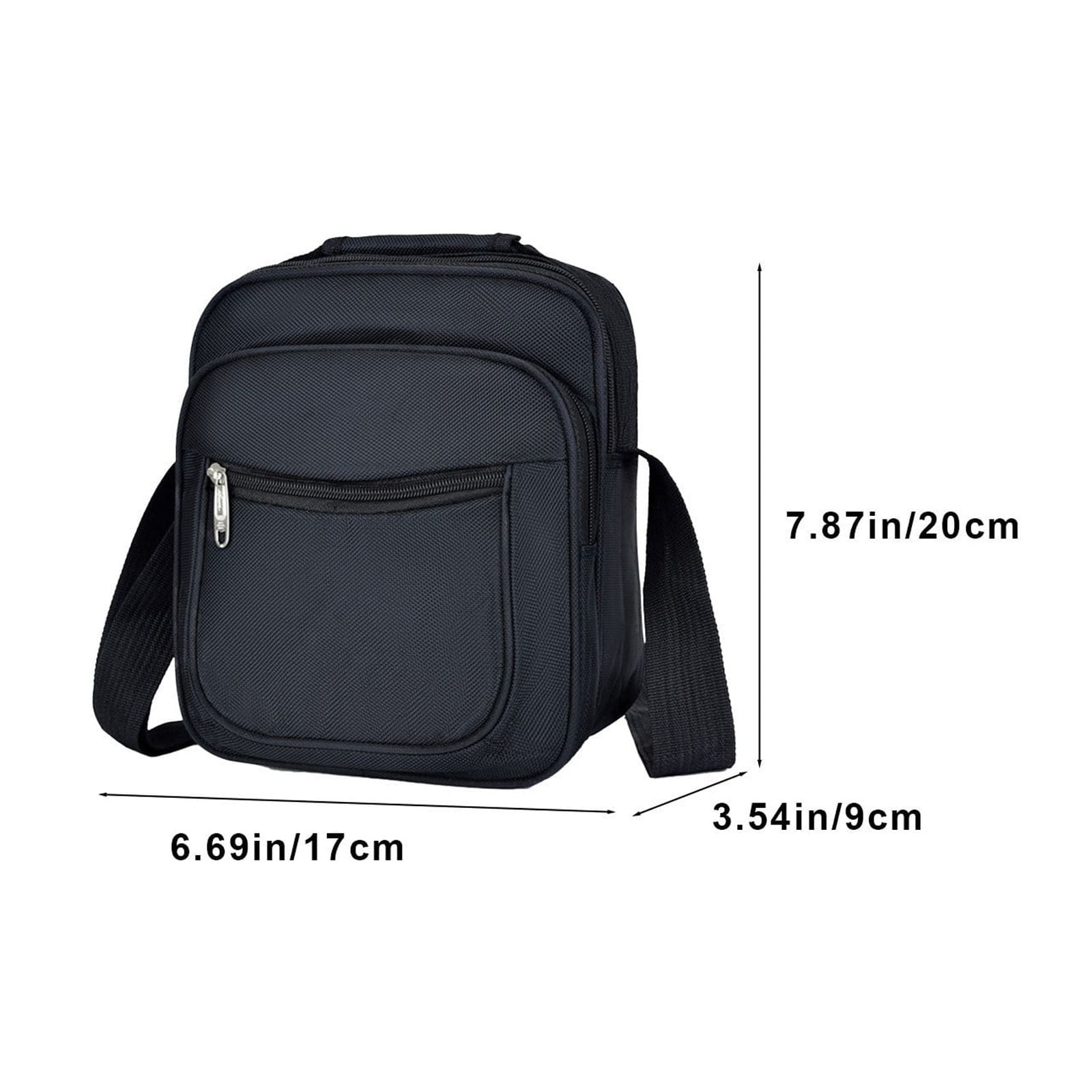 Canvas Mens Casual Shoulder Bag, Vertical Style Briefcase, Trendy ...