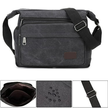 Men Vintage Crossbody Canvas Messenger Shoulder Bag School Hiking ...